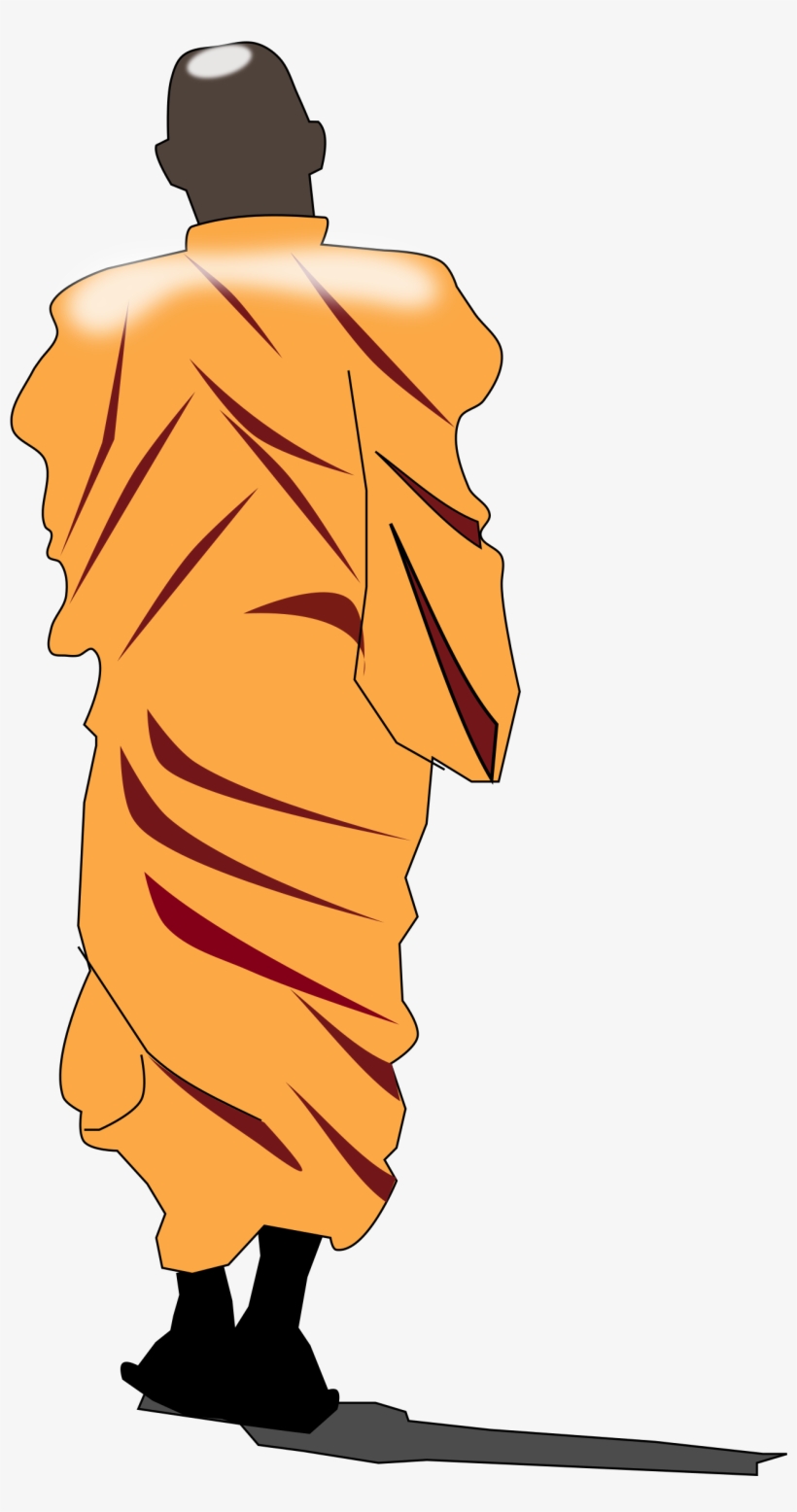 Download Transparent Robes Drawing Monk - Monk Clipart - PNGkit