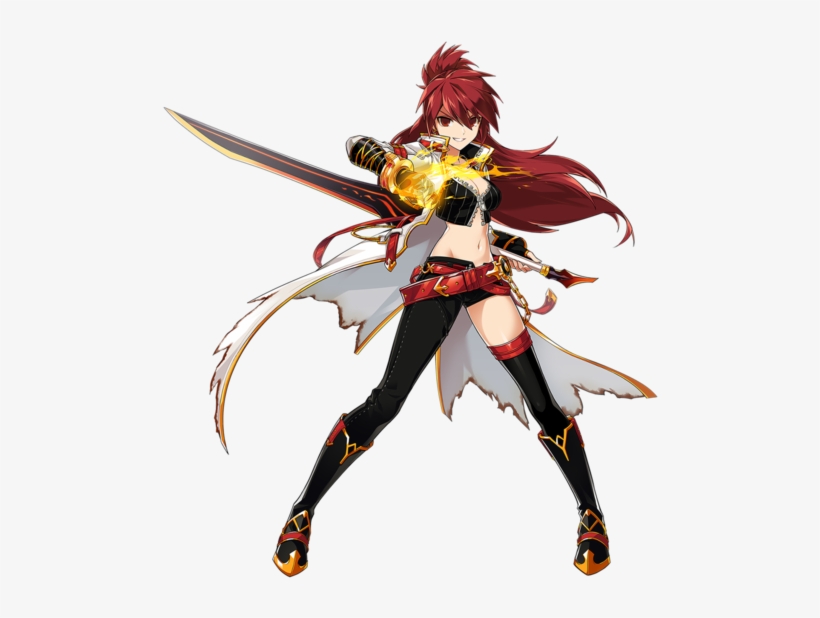 Transbhfull - Elsword Elesis Blazing Heart Transcendence - 500x548 PNG ...