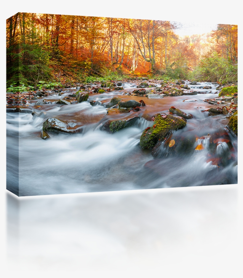 Flowing Mountain Stream - Rapids - 1024x1024 PNG Download - PNGkit