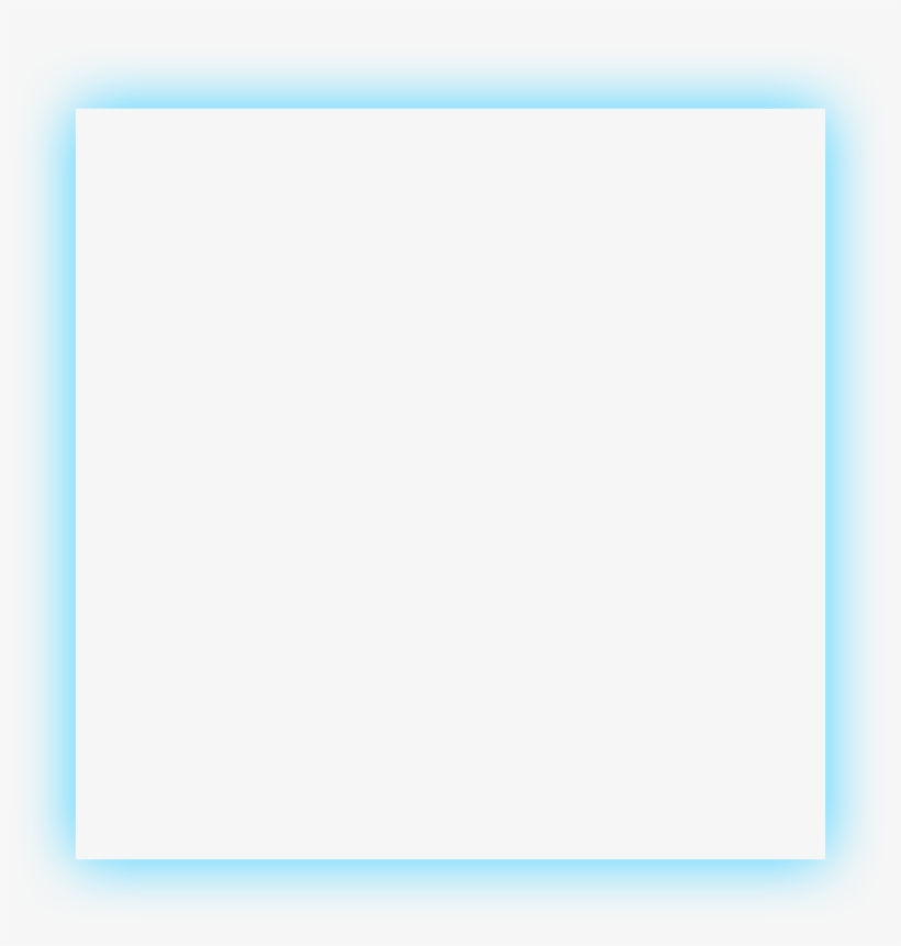 Download Transparent Square Frame Transparent Png - Blue Neon Frame Png ...