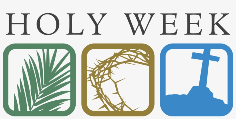 Holy Week Clip Art - Holy Week Palm Sunday 2018 - 1000x456 PNG Download ...
