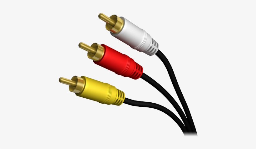 Rca Stereo Audio Cable - Composite Video Connector Png Icons - 460x400 ...