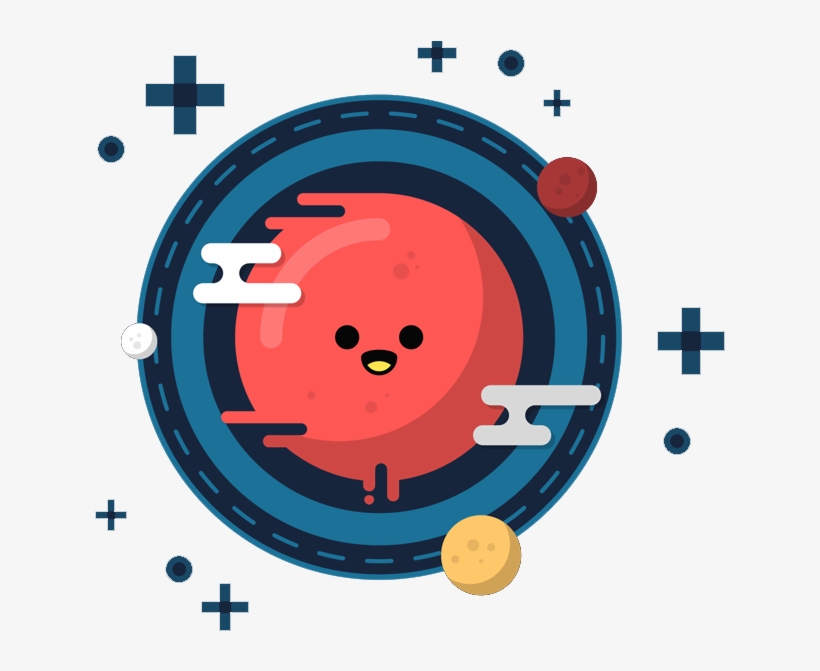 Download Transparent Cartoon Planet Png - Circle - PNGkit