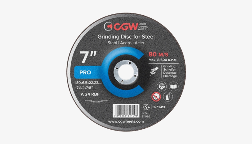 Grinding Discs For Metal & Steel - Label - 400x400 PNG Download - PNGkit