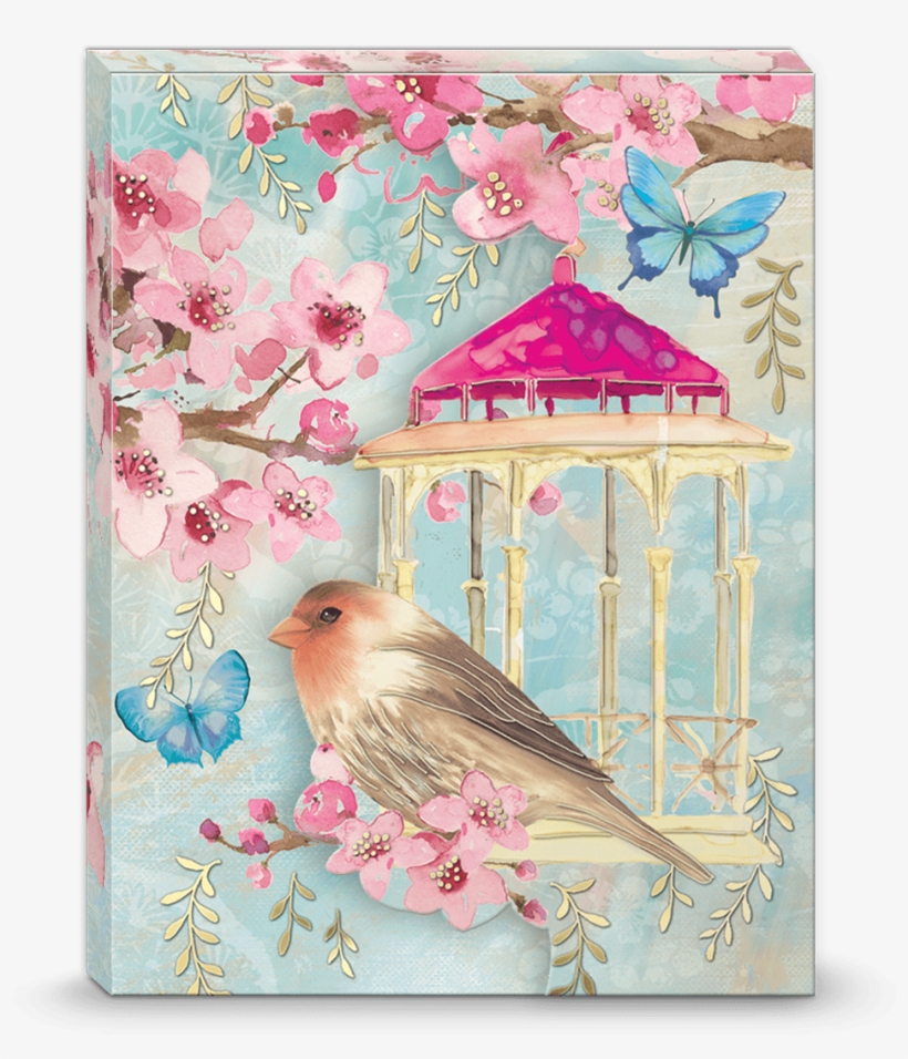 Birdcage Portfolio Pocket Note Pad - Punch Studio Note Pad Inside ...