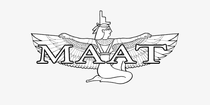Maat Logo Banner - Egyptian Gods Drawing Easy - 600x352 PNG Download ...
