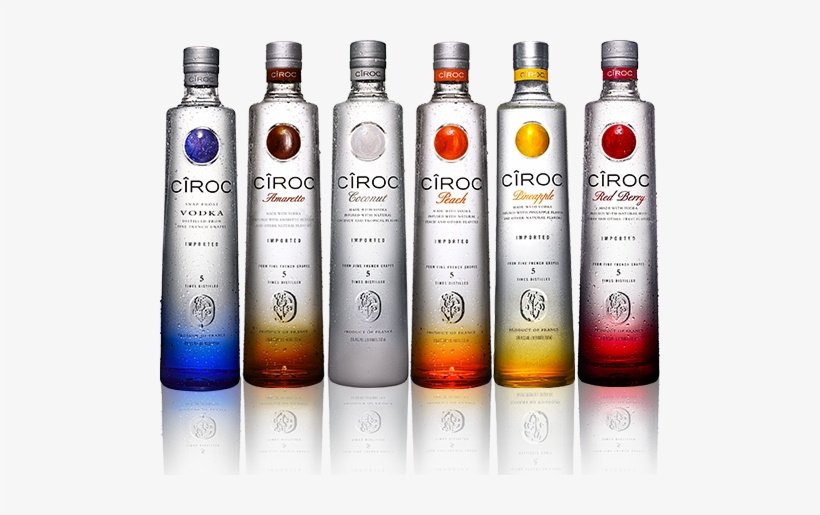 Ciroc Collection Bottles About - Ciroc Flavors - 500x435 PNG Download ...