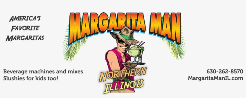 The Margarita Man Of Illinois - Margarita Machine - 934x324 PNG ...