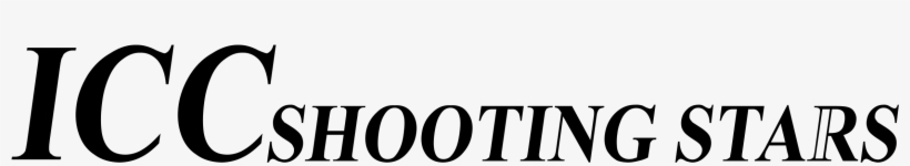 Icc Shooting Stars Logo Png Transparent - Black-and-white - 2400x2400 ...