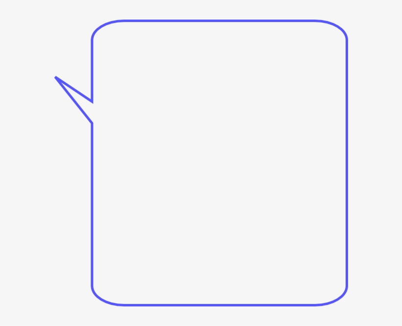 Dialog Clip Art At Clker Com Vector - Speech Bubble Rectangle Vertical ...