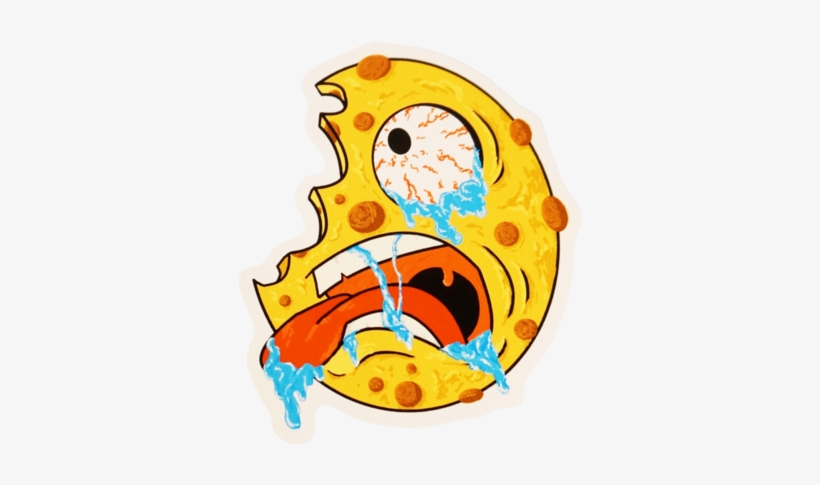 Bitten Sticker - Captain Pollution - 497x600 PNG Download - PNGkit