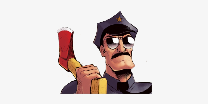 Axe Cop - Style - Cop - Of All Of The Characters In - Axe Cop - 376x329 ...