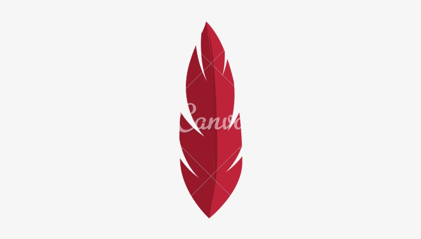 Download Transparent Red Feather Icon - Fire - PNGkit
