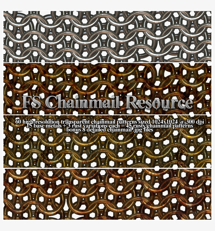 Fs Chainmail Resource - Chainmail Pattern Png - 800x800 PNG Download ...