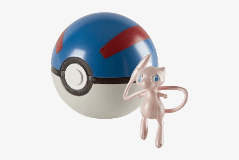 Mew & Great Ball Clip N Carry Mythical Poke Ball Set - Mew Pokemon Toy ...