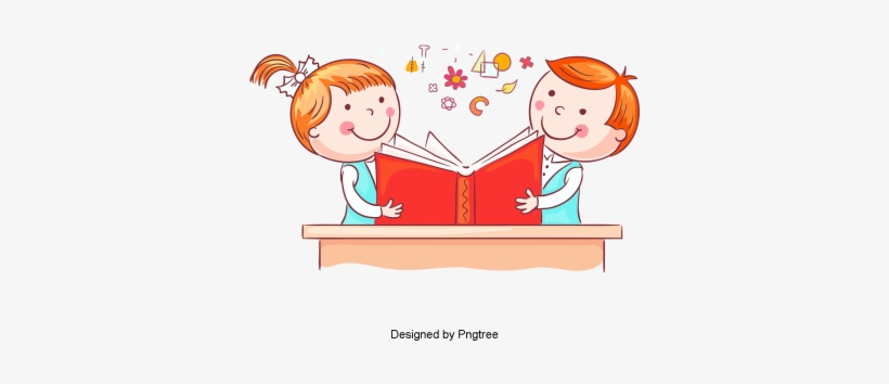 Download Transparent Cartoon Hand-painted Student Learning Design, Cute ...