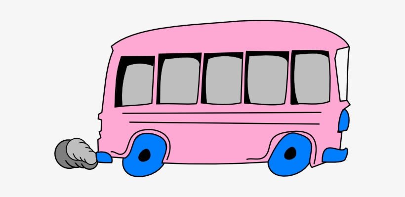 Pink School Bus Clip Art At Clker - Pink School Bus Clipart - 600x319 ...