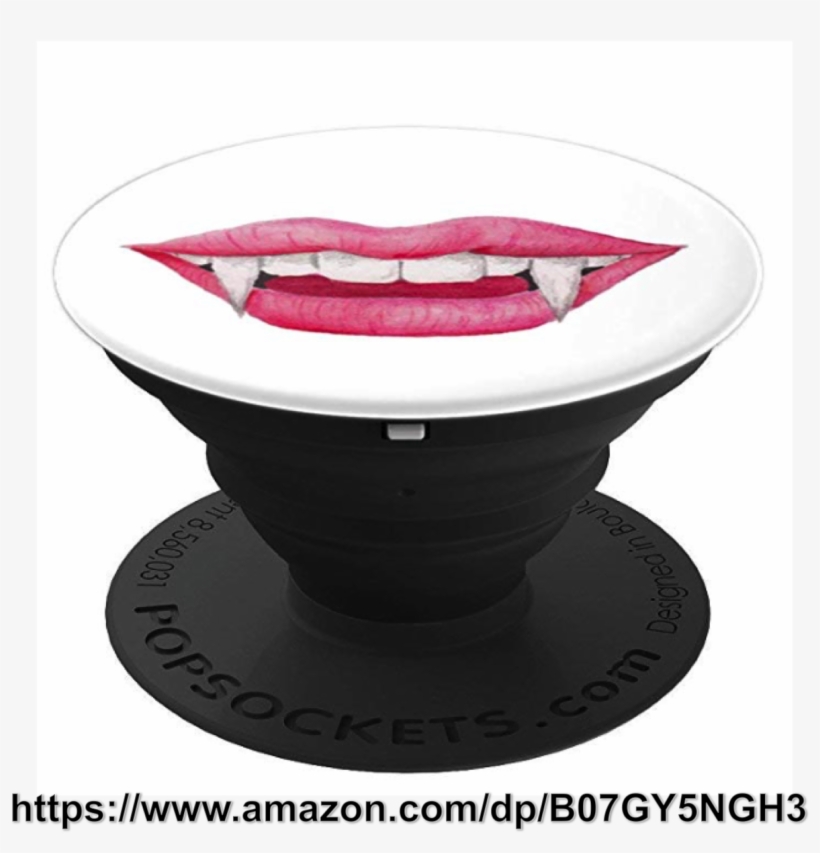 Watercolor Vampire Teeth Popsockets Grip - Popsockets: Expanding Stand ...