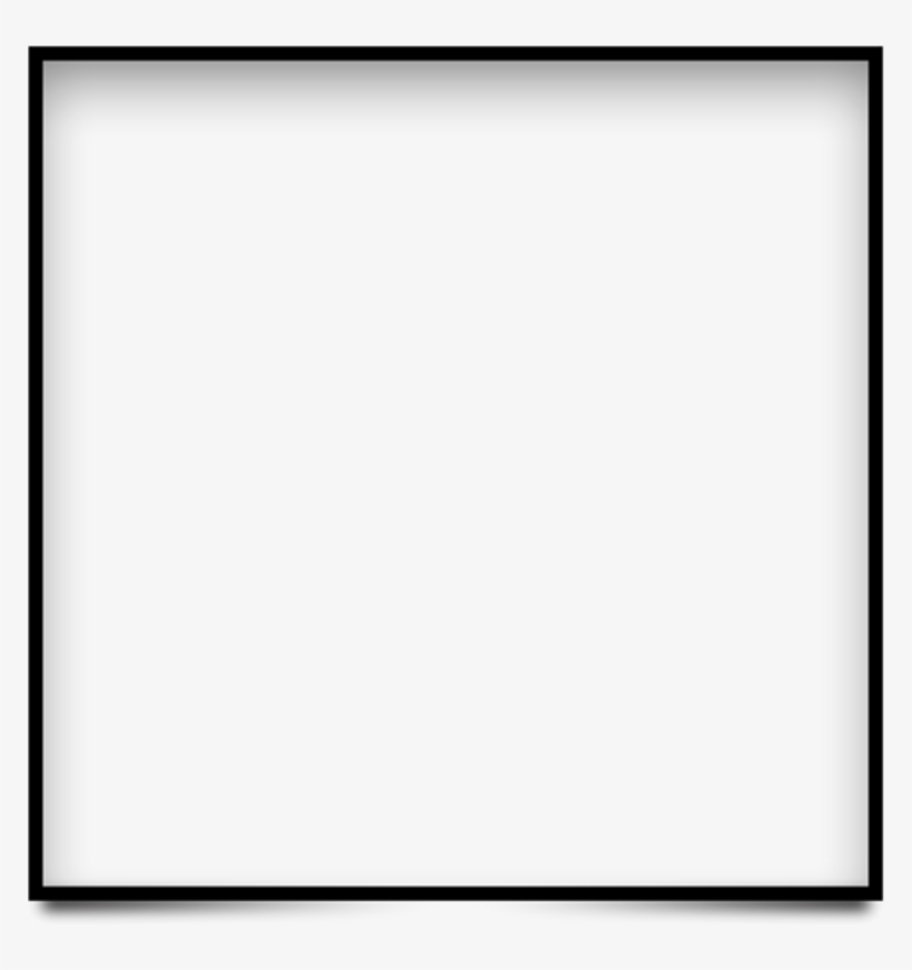 Download Transparent Black Square Border Png - Black Square Border - PNGkit