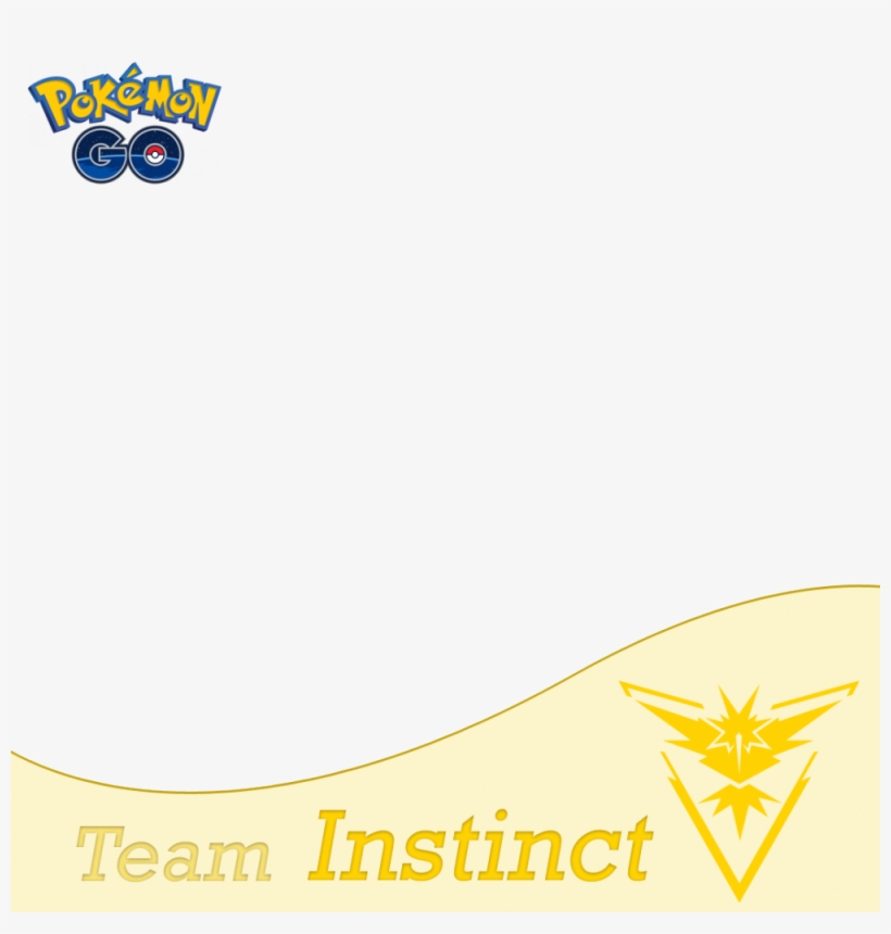 Download Transparent Team Instinct Pokemon Go Profile Picture Frame ...
