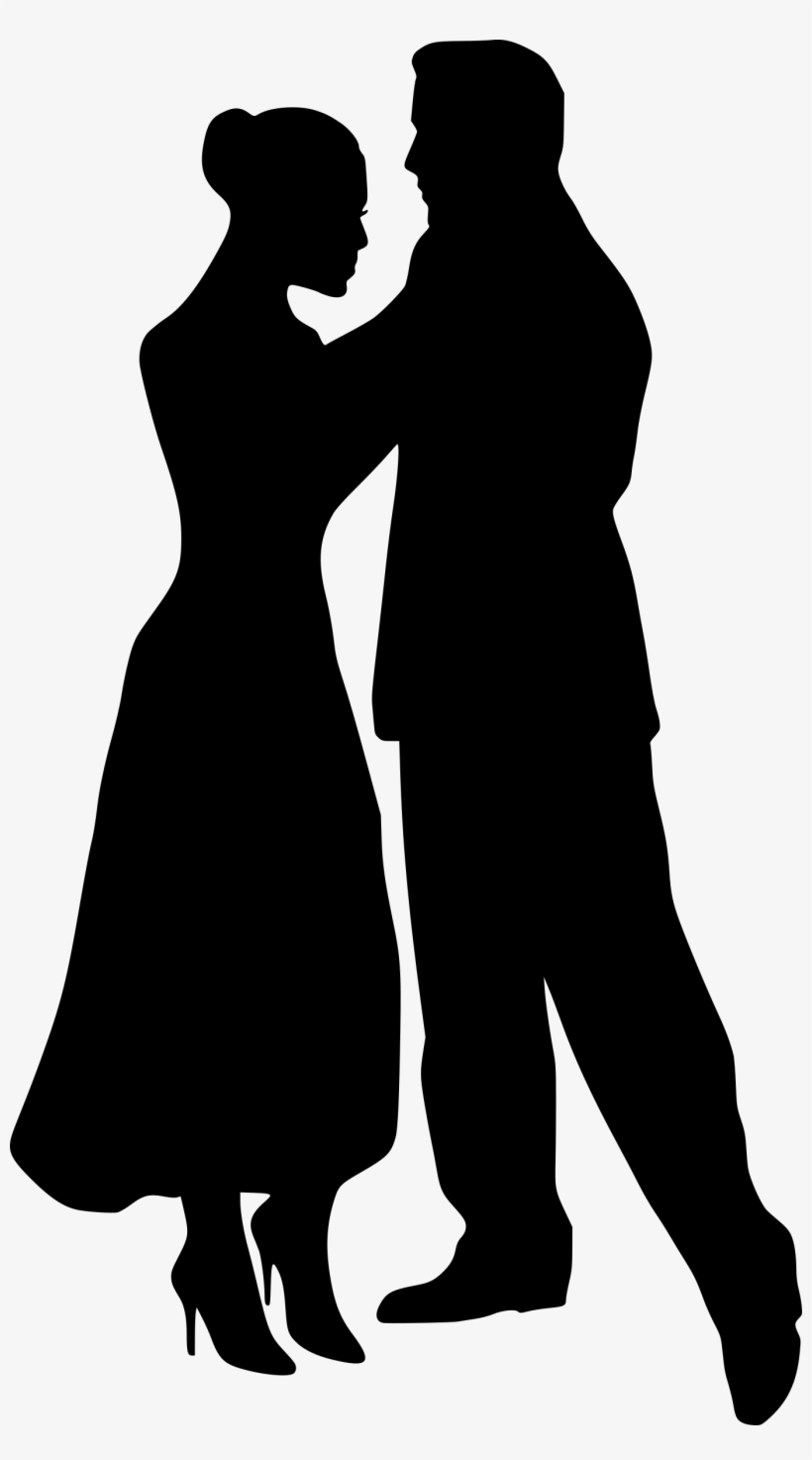 Dancer Transparent Couple - Dancing Couple Silhouette Transparent ...