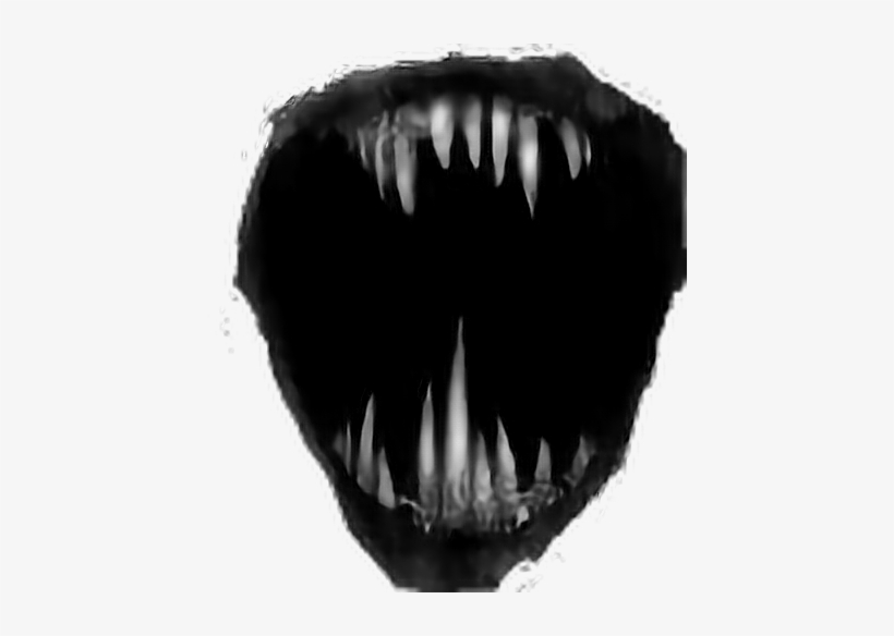 Download Transparent Scary Teeth Png Svg Black And White Download ...