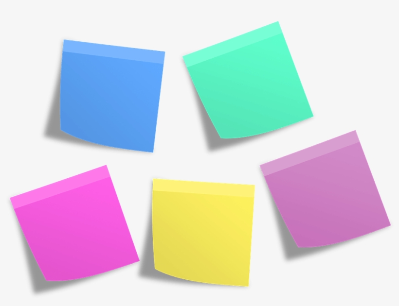 Download Transparent Objects - Transparent Background Sticky Note Png ...
