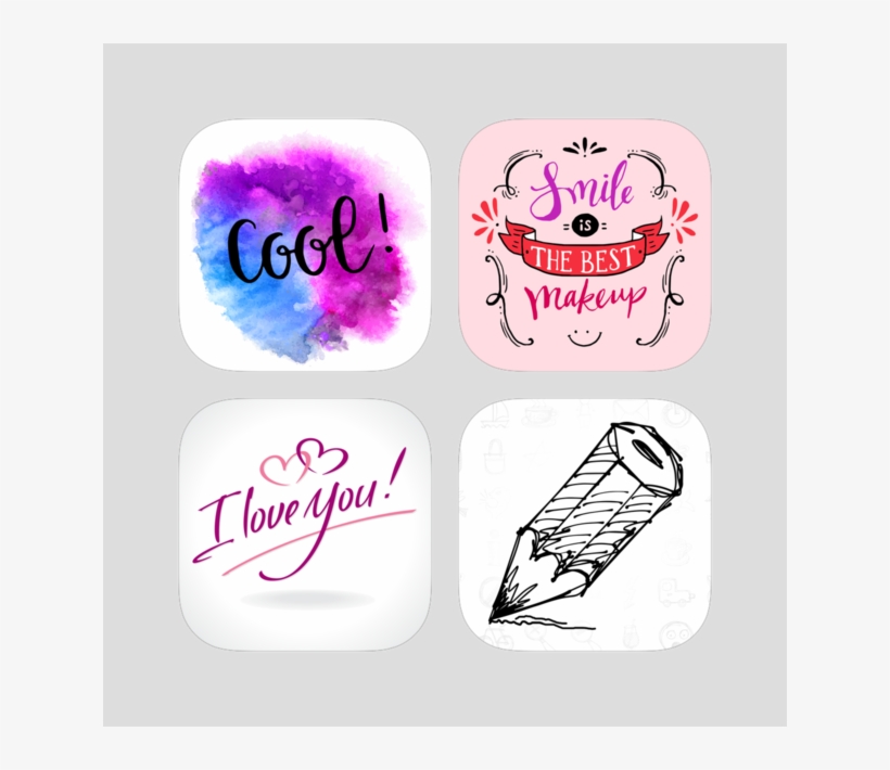 Ultimate Handwritten Stickers With Inspirational & - Doovar 30x40 Cm ...