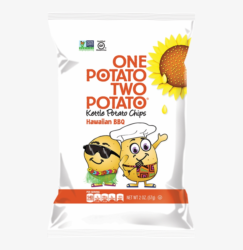 Mix & Match 2oz Bags - One Potato Two Potato Hawaiian Bbq - 500x763 PNG ...