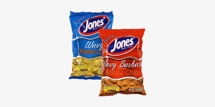 Wavy Bbq Potato Chips - Jones' Wavy Barbecue Potato Chips 2.25 Oz. Bag ...