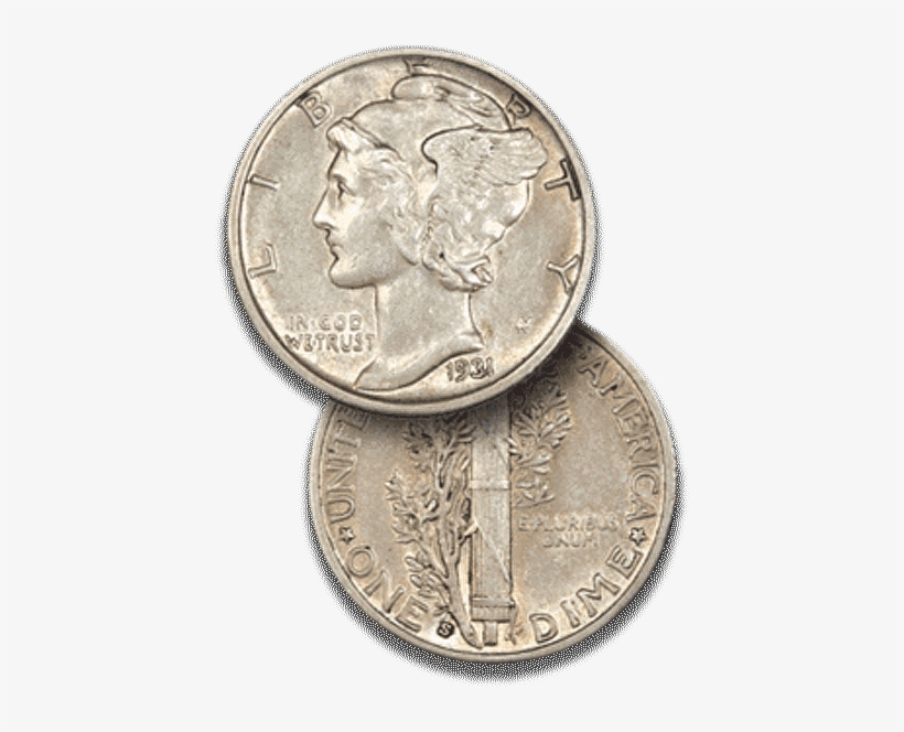 Mercury Dime - 600x600 PNG Download - PNGkit