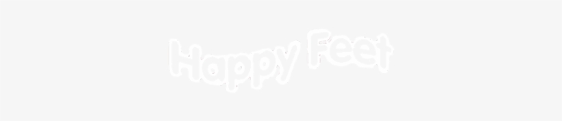 Happy Feet Logo - Monochrome - 400x400 PNG Download - PNGkit