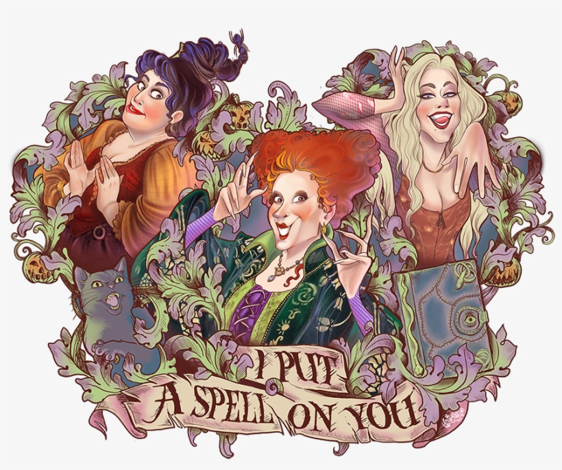 Download Transparent Hocus Pocus By Iria Abella [©2017] - Art Billy ...