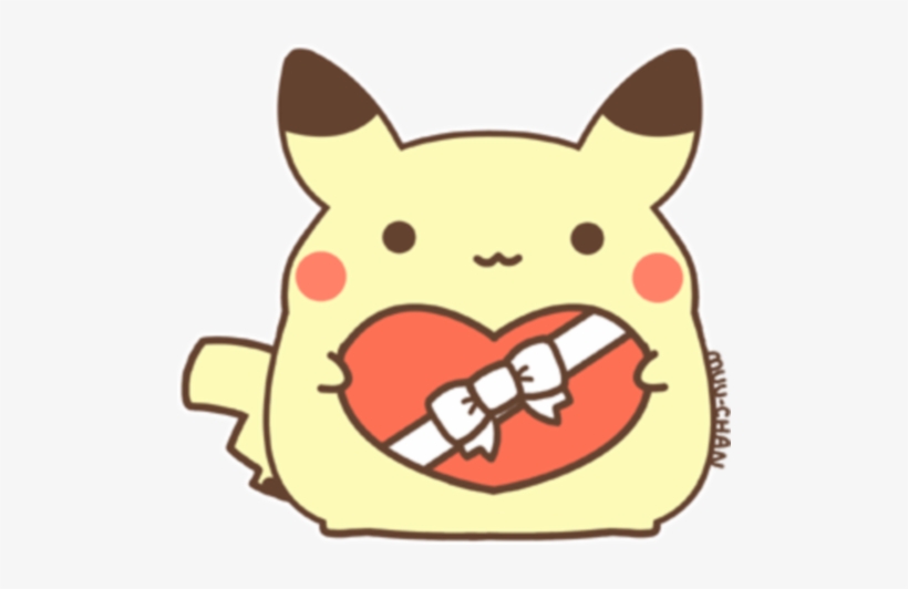 Pikachu Png Tierno - Pikachu San Valentin - 500x452 PNG Download - PNGkit