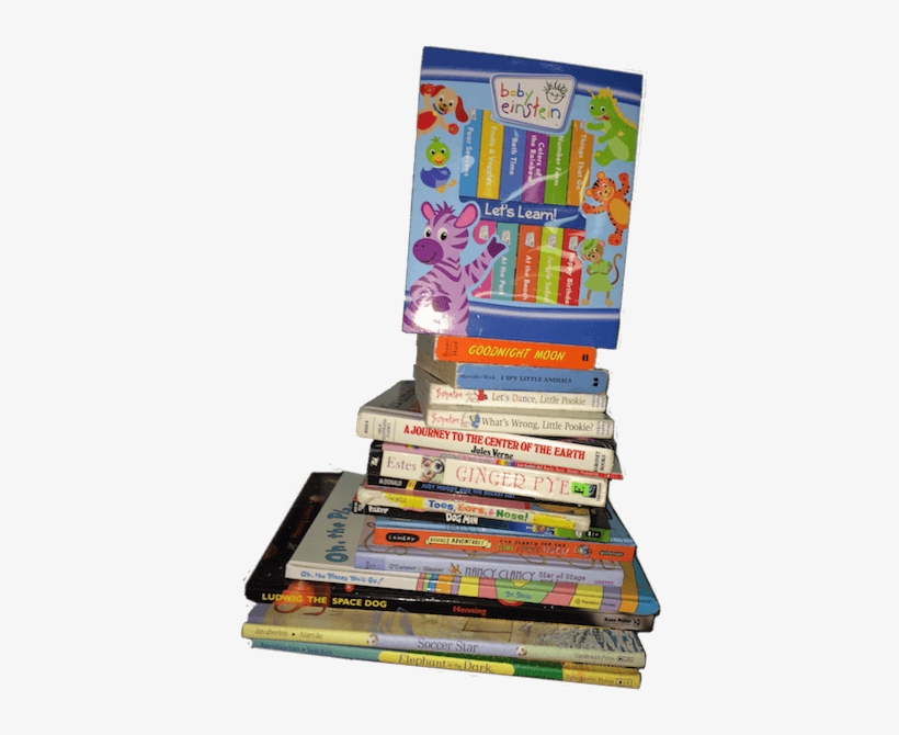 Download Transparent Cropped Stack Of Kids Books - Baby Einstein My ...