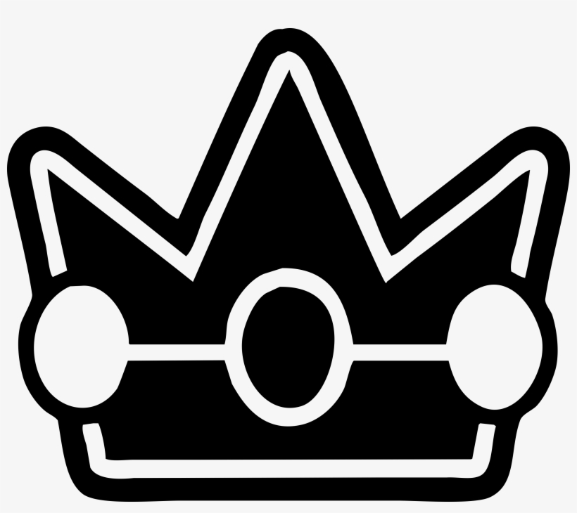Vector S Crown Smash Bros Series Icon By - Princess Peach Crown Black ...