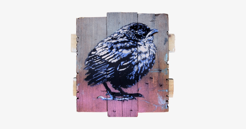 Sparrow Chick Bird Stencil Art Reclaimed Wood Pipsqueak - Art - 348x350 ...