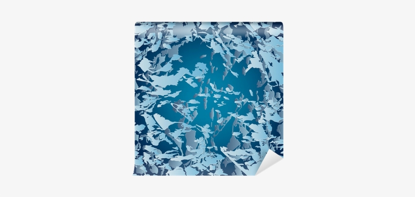 Abstract Vector Background With Loosened Ice Shards - Vector Graphics ...