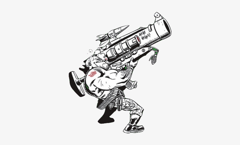 Bazooka - Bazooka Cartoon - 425x429 PNG Download - PNGkit