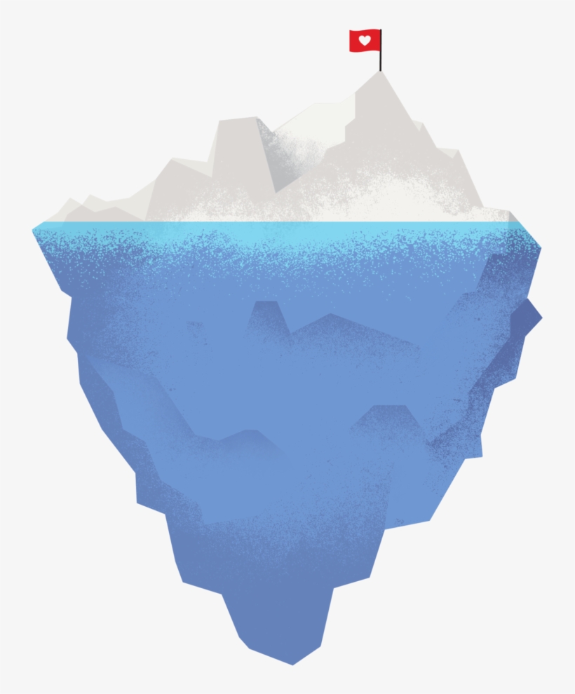 Iceberg Transparent Cartoon - Iceberg Png - 890x1024 PNG Download - PNGkit