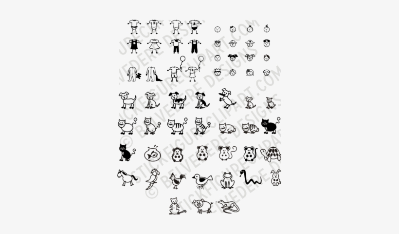 Download Transparent Vector Stick Figure Clipart - Drawing Stick ...
