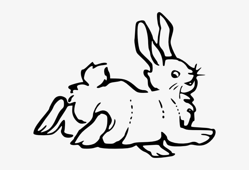 Happy Hopping Rabbit Svg Clip Arts 600 X 482 Px - 600x482 PNG Download ...
