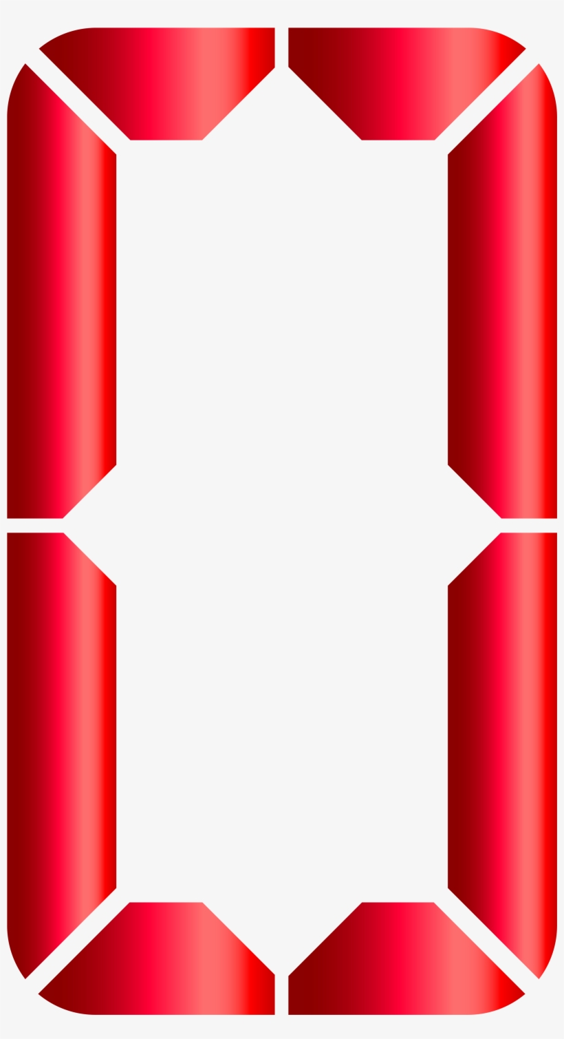 Digital Number Zero Png - 2787x5000 PNG Download - PNGkit