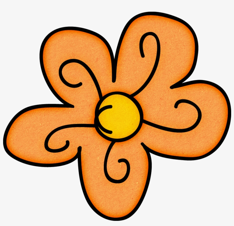 Doodle Flower - Clip Art - 887x812 PNG Download - PNGkit