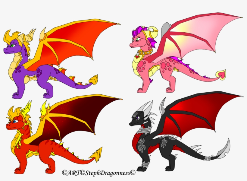 Spyro Ember Flame Cynder By Stephdragonness Spyro The - Spyro ...