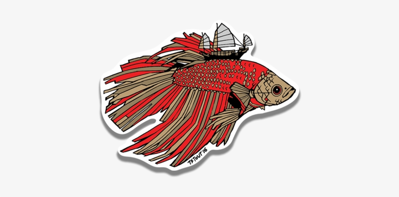 Series Of Red And Gold Screenprinted Stickers - 439x346 PNG Download ...