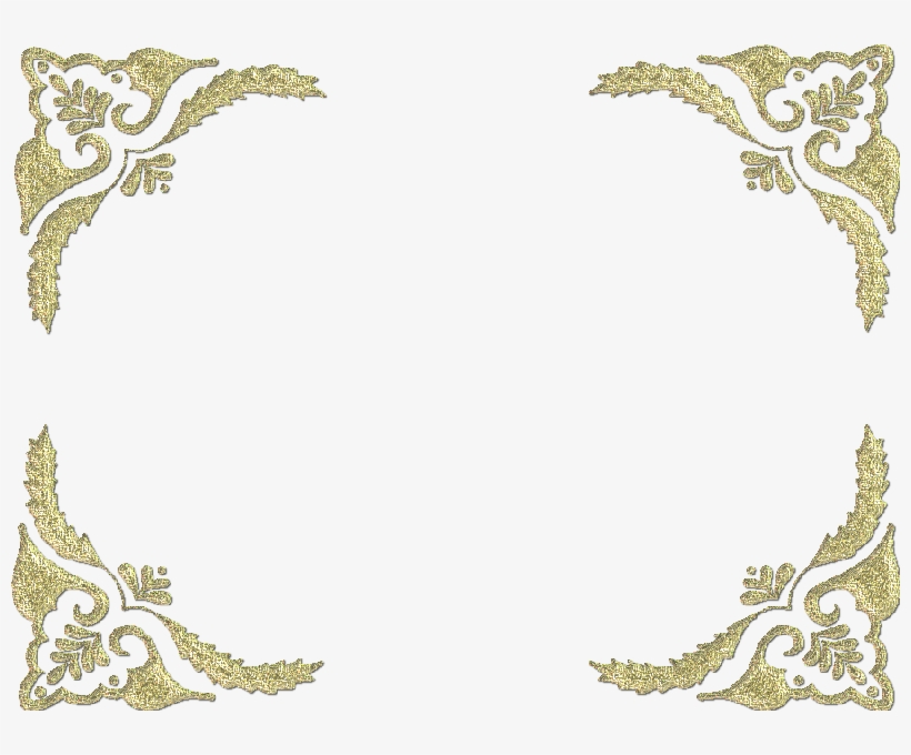 Lace Corner Png For Kids - Frame Corner Gold Png - 800x600 PNG Download ...