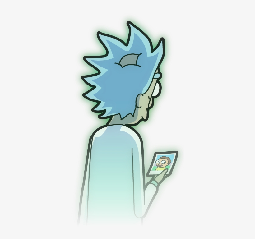 Pocket Mortys Ghost Rick - 384x747 PNG Download - PNGkit