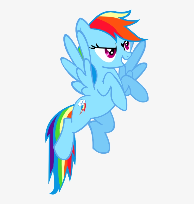 Rainbow Dash Flying Png