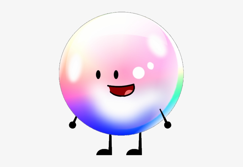 Bubble Clipart Rainbow - Bfdi Rainbow Bubble - 421x485 PNG Download ...